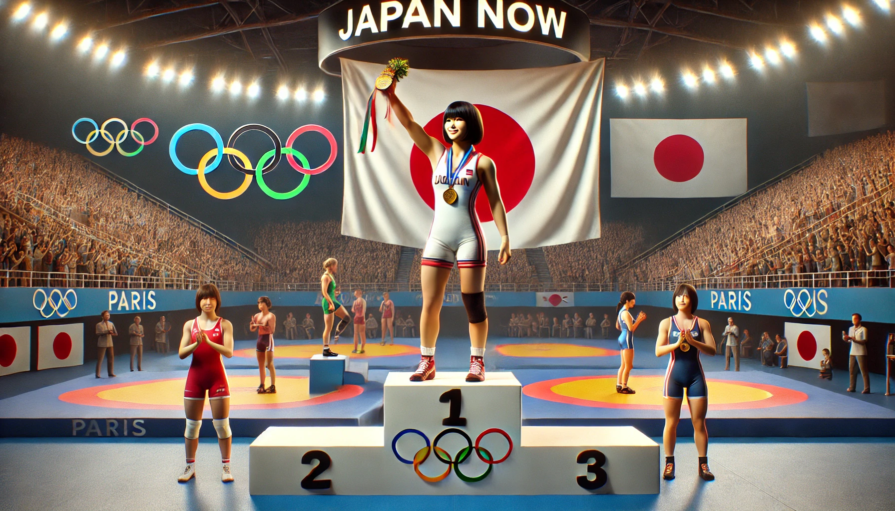 2024 파리 올림픽, 레슬링 후지나미 아카리, 파리 올림픽 여자 53kg급 금메달! 🥇🇯🇵 - 재팬나우